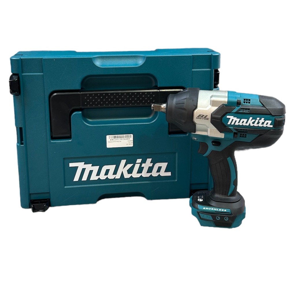 Pre-owned Makita Impact Wrench DTW1002 & x2 batteries charger - Own4Less